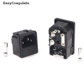Eas Black AC Male Plug Female Plug Rewirable Power Connector 3 Pin ...