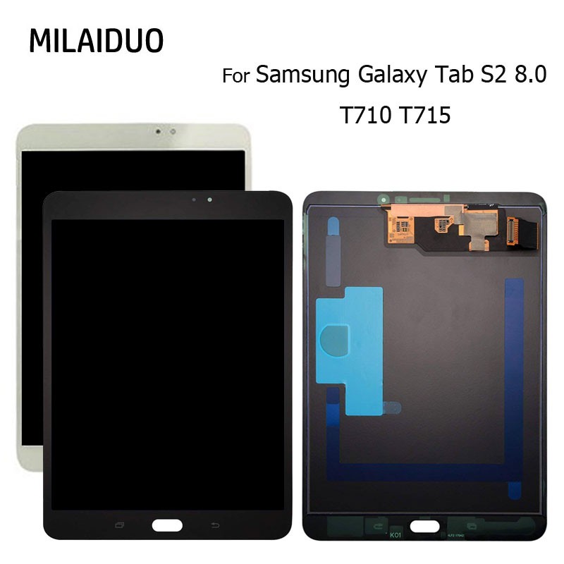 จอแสดงผล LCD สําหรับ Samsung Galaxy Tab S2 T710 SM-T710 T715 LCD Touch Screen Digitizer Assembly ...