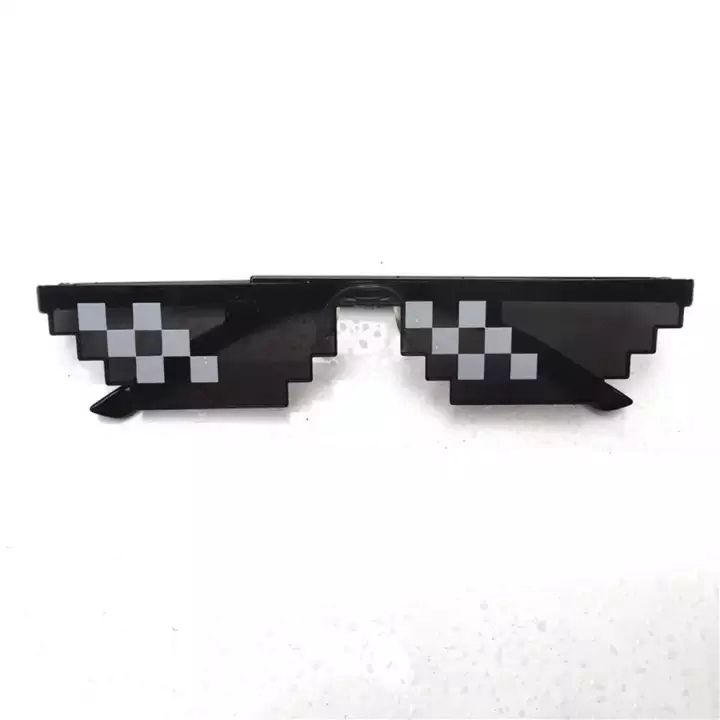 แว่นตาคอสเพลย์แว่นตา Minecraft Goggles Glasses Thug Life 8-Bit Mlg ...