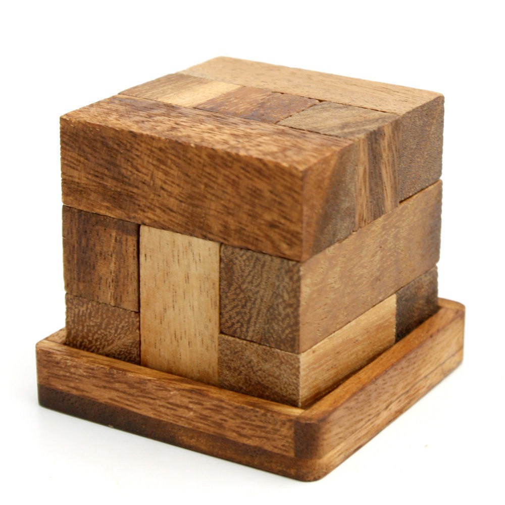 Ama-Wood ของเล่นไม้ เต๋าอินิกมา (Enigma Cube Wooden Puzzle) | Shopee ...