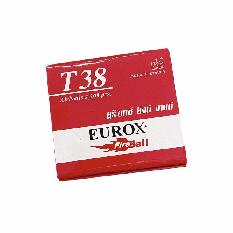 ตะปูขาเดี่ยว EUROX รุ่น T38 T50 ตะปูยิงไม้ ราคาต่อ 1 กล่อง | Shopee Thailand