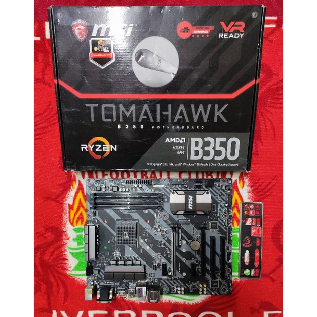 เมนบอร์ด MSI B350 Tomahawk Socket AM4 | Shopee Thailand