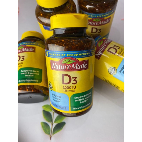 Nature Made D3 1000iu 25 Mcg 650 Softgels Shopee Thailand 9796