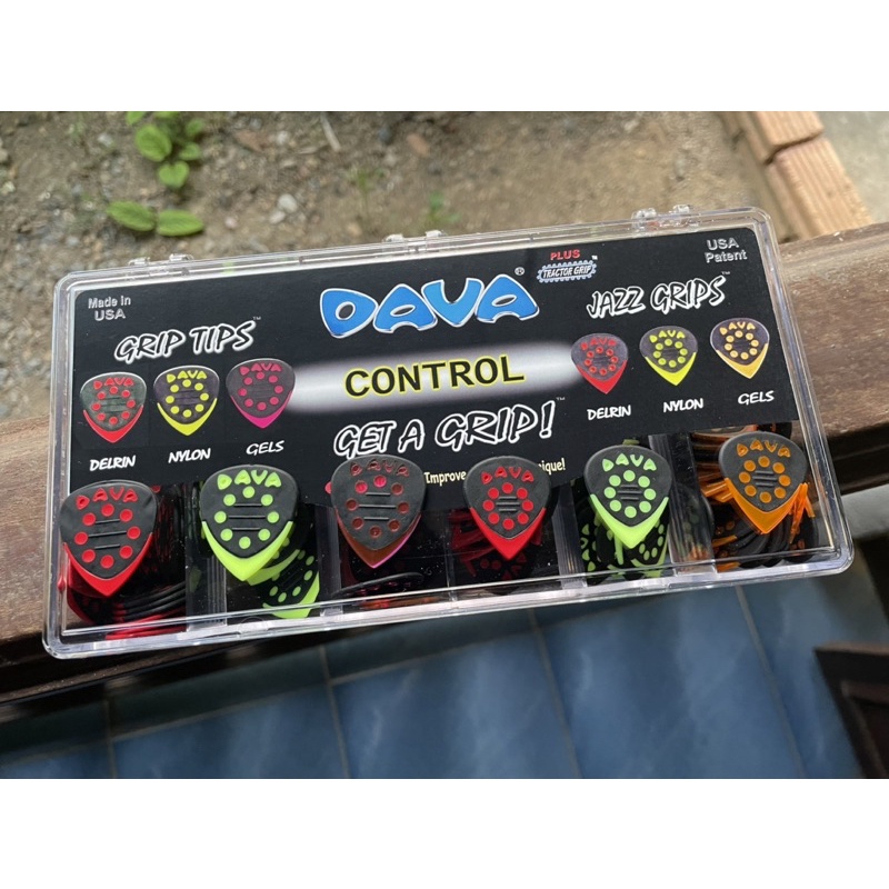 Dava Pick / Grip Tips / Jazz Grips ปิ๊กกีต้าร์ ดาวา Made in USA *ของแท้ พร้อมส่ง | Shopee Thailand