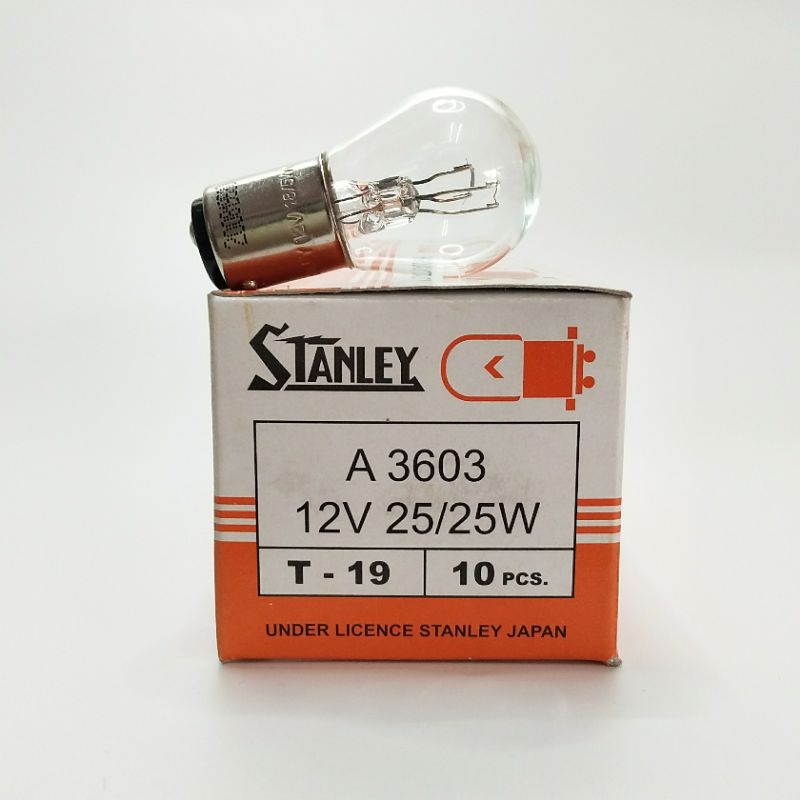 หลอดไฟท้ายมอเตอร์ไซค์STANLEYแท้12V18/5W | Shopee Thailand