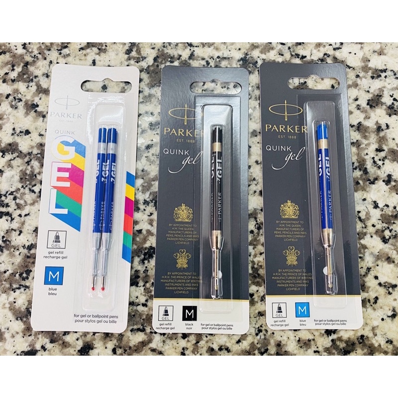 [ของแท้]ไส้ปากกาปาร์คเกอร์ Parker Quink flow/Quink ลูกลื่น/หมึกซึม/เจล F และ M 0.5/0.7 ของแท้100 ...