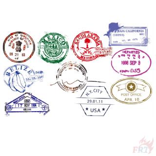 Retro Vintage Stamps Series 01 Transparent สติ๊กเกอร์ 50Pcs/Set DIY ...