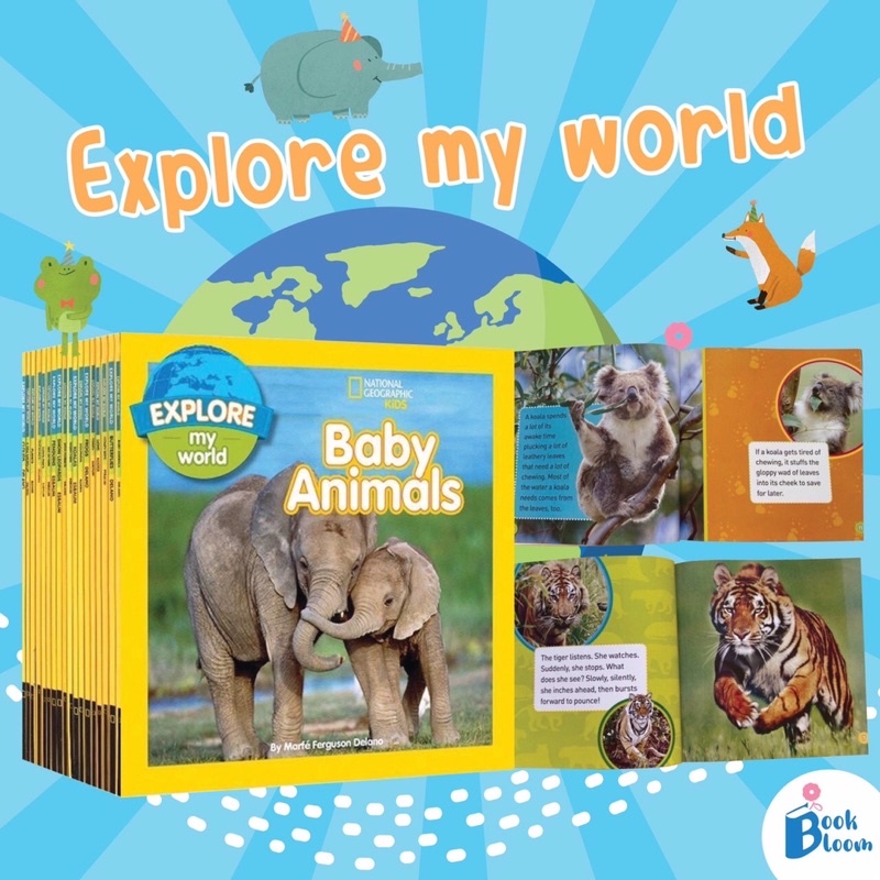 ส่งฟรี!! หนังสือชุด explore my world (national geographic kids) ชุด 18 เล่ม | Shopee Thailand