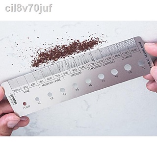 อุปกรณของขวัญ☞ ไม้บรรทัด KRUVE 'Brewler' Green Bean & Grind Size Ruler ...