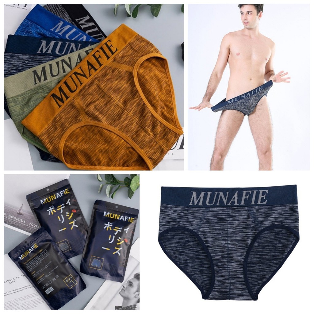 กางเกงในชาย TopDry ขาเว้า รุ่นล่าสุด!! Munafie (ของแท้) แบรนด์ญี่ปุ่น ผ้านิ่ม ยืดหยุ่นสูง ใส่ซอง ...