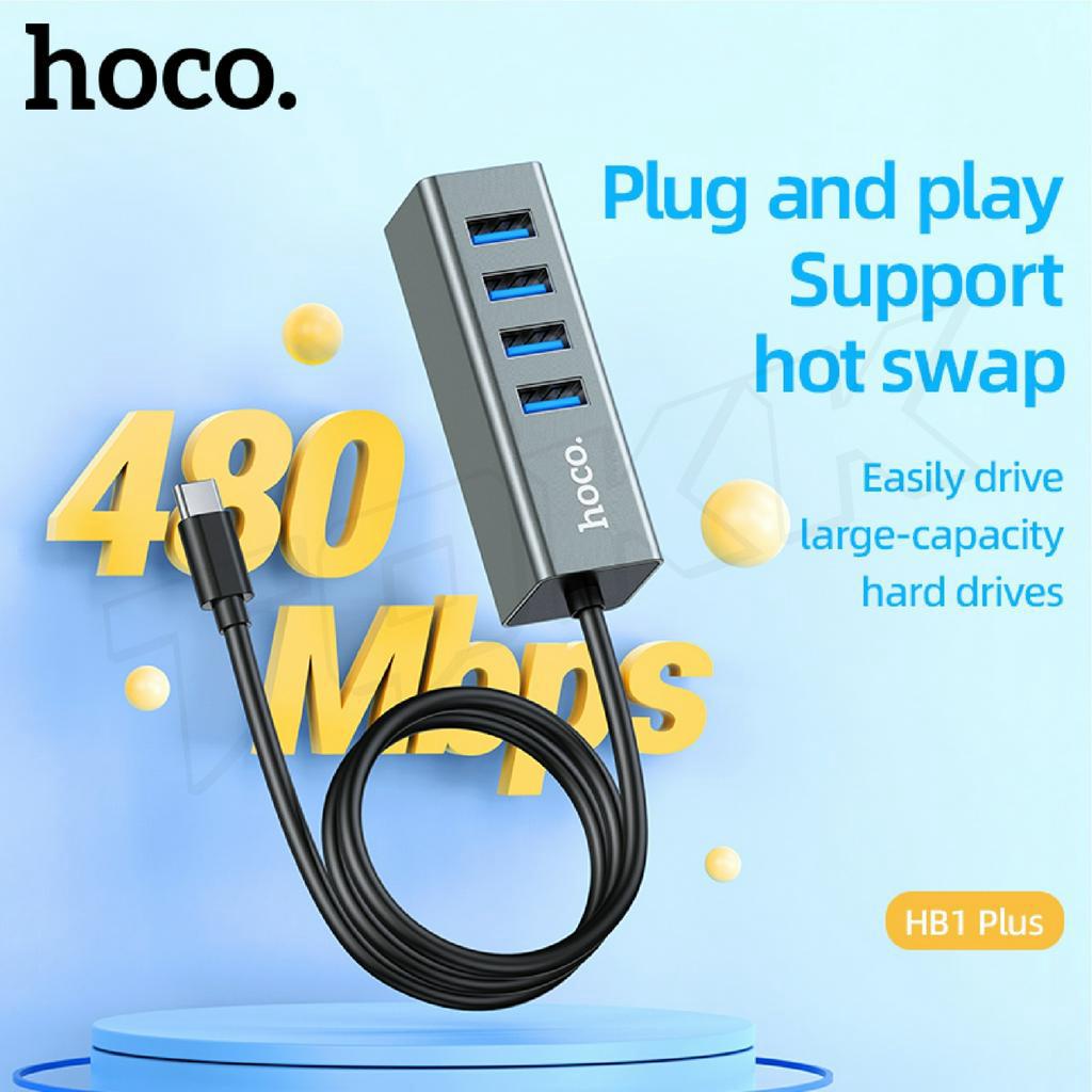 Hoco HB1 Ports HUB / Type-C อุปกรณ์ ตัวแปลง เพิ่มช่อง HUB USB ใช้งาน ...