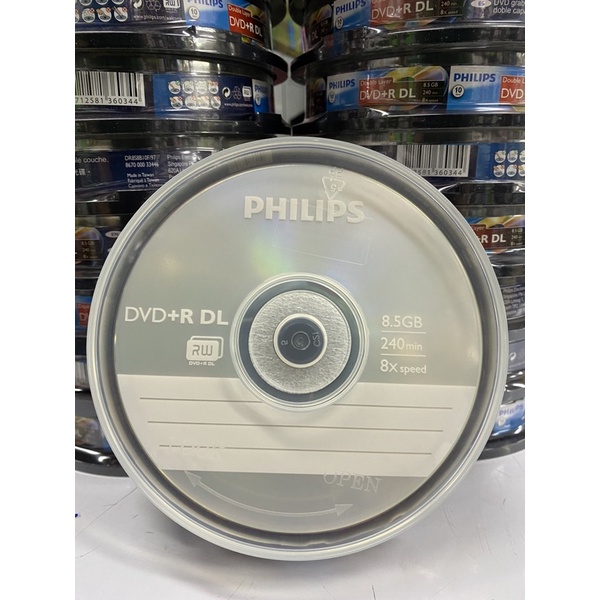 DVD+R DL PHILIPS 8.5GB 8XSPEED 240min. (10 DISCS) | Shopee Thailand