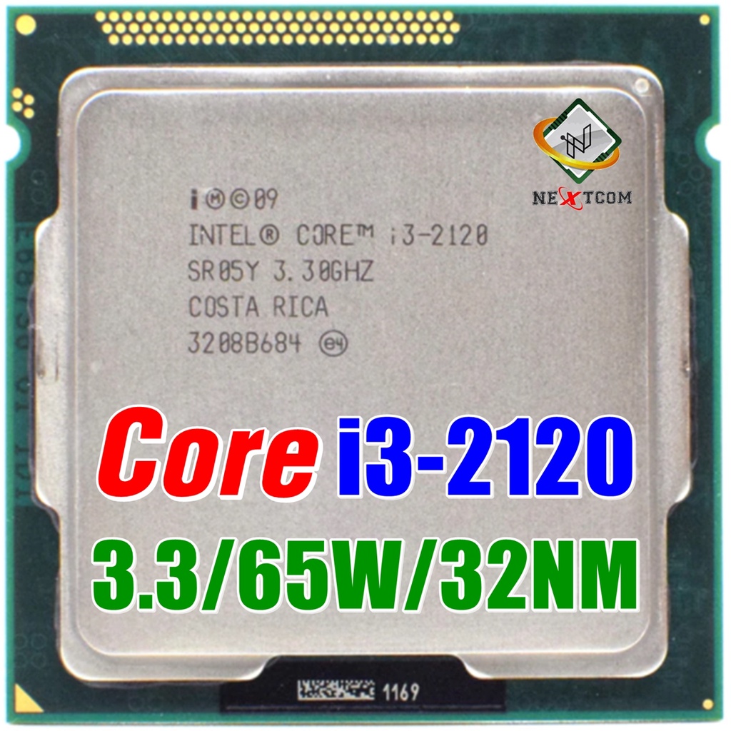 ⚡️ CPU i3 2120 / 3.3Ghz / 2คอร์ 4เทรด / LGA 1155 / ฟรี ซิลิโคน จัดส่งไว | Shopee Thailand