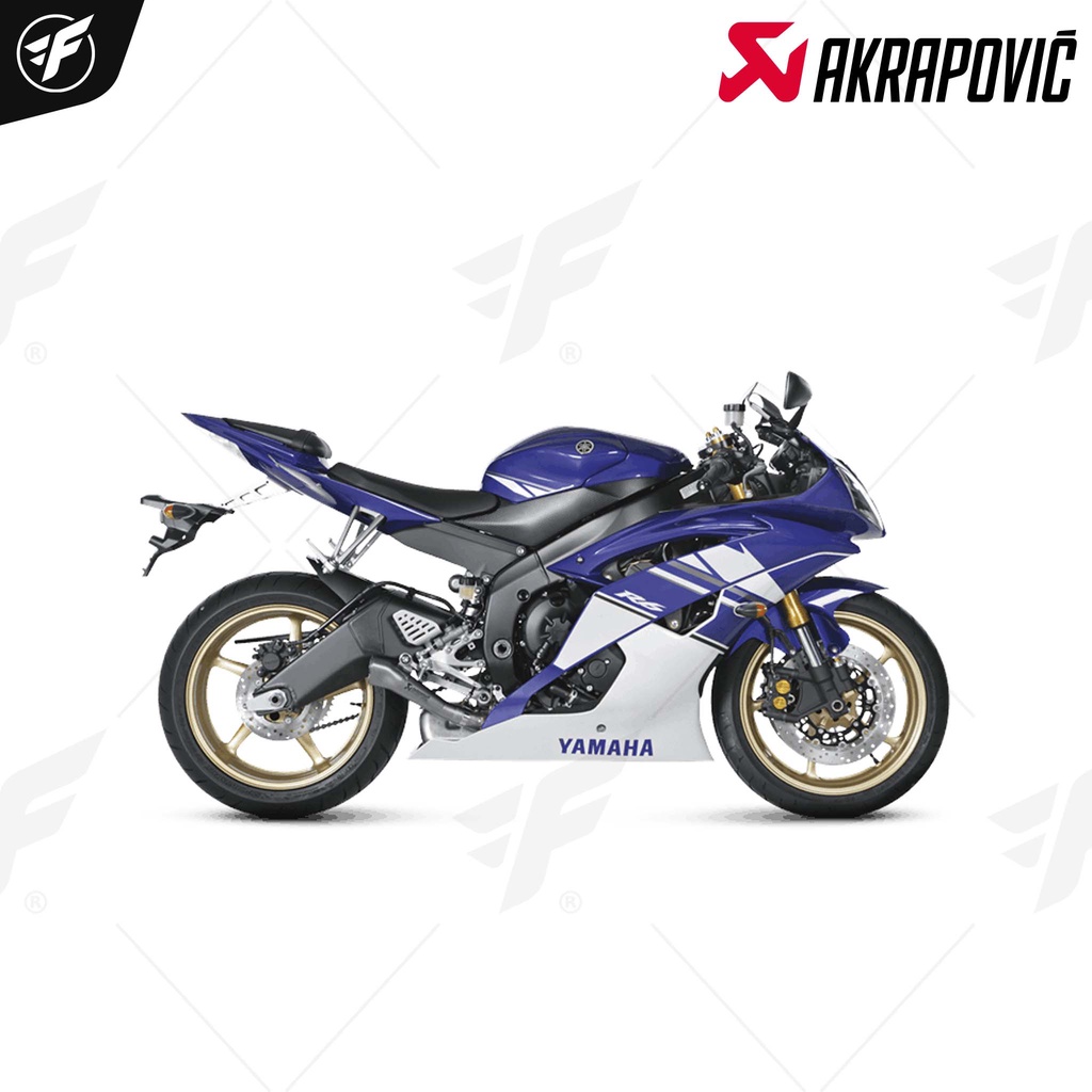 ท่อสูตร/ท่อแต่ง/ท่อไอเสีย Akrapovic Slip Megaphone : for Yamaha R6 2017 ...