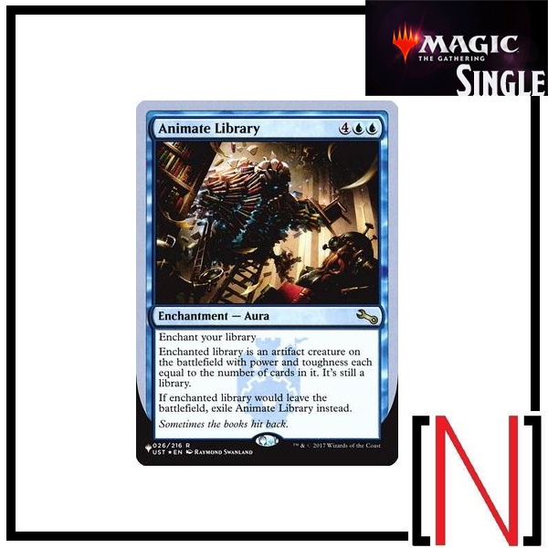 [MTG][Single][TheList] Animate Library ระดับ Rare [ภาษาอังกฤษ] | Shopee ...