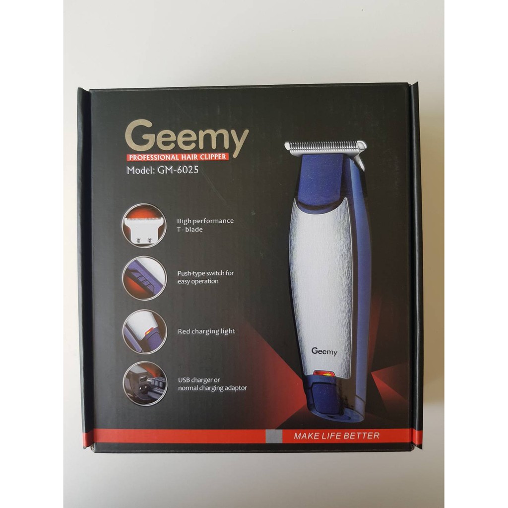 ปัตตาเลี่ยนตัดผมไร้สาย Geemy GM-6025 | Shopee Thailand