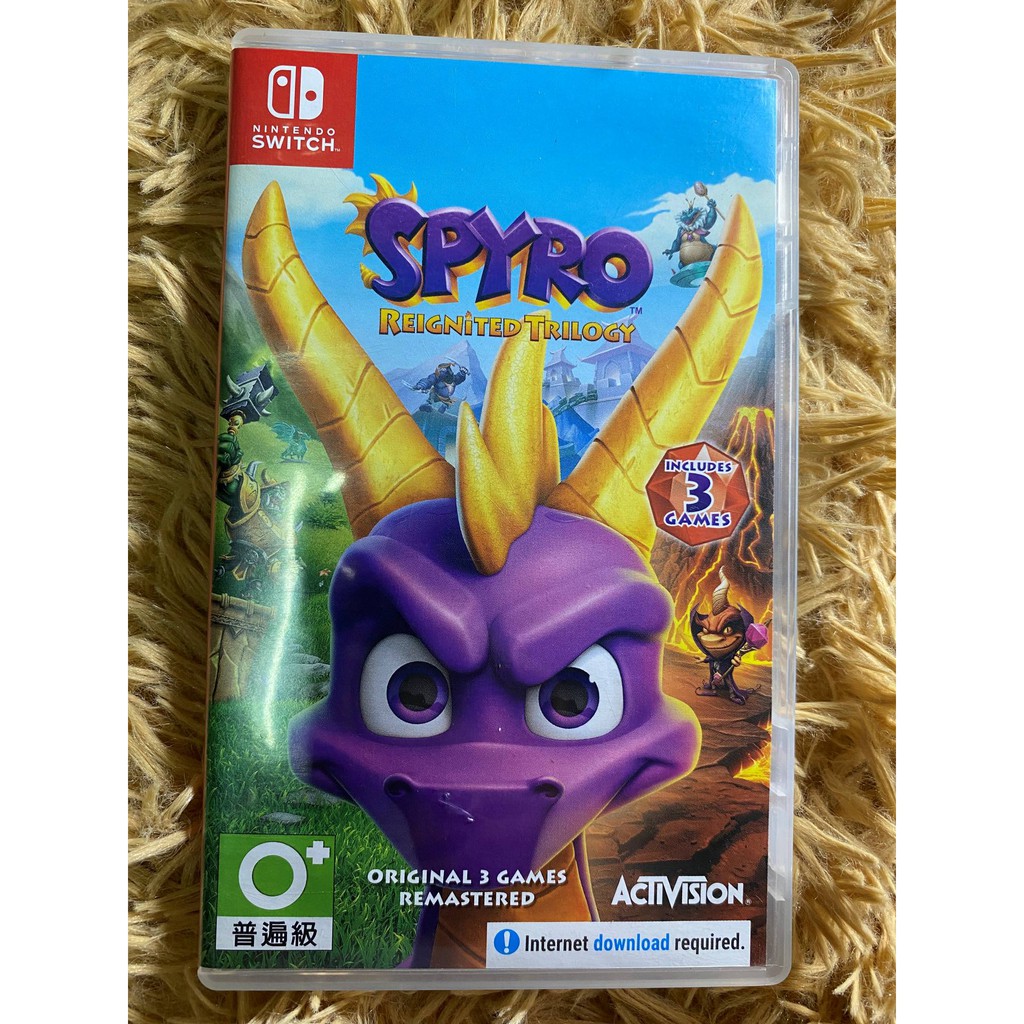 (มือ2) Nintendo Switch : Spyro Reignited Trilogy แผ่นเกม มือสอง สภาพดี ...