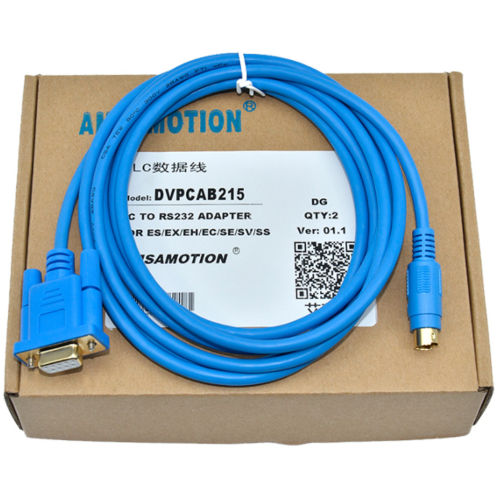 LINK CABLE RS232 Delta DVPCAB215 | Shopee Thailand