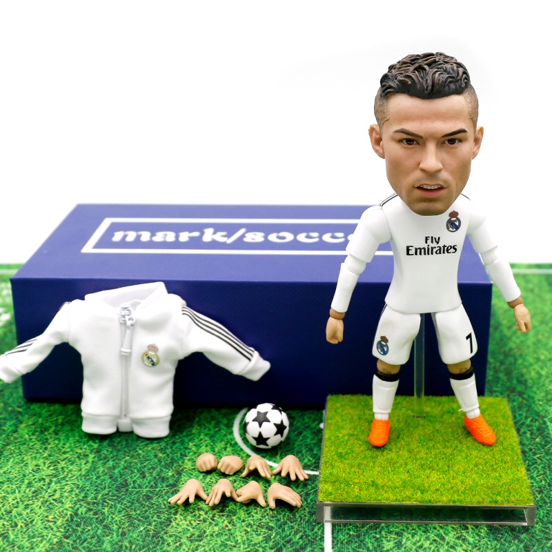 [ส่งฟรี] โมเดล นักฟุตบอล นักบอล ค่าย Mark Soccer สูงประมาณ 13cm งานข้อ ...