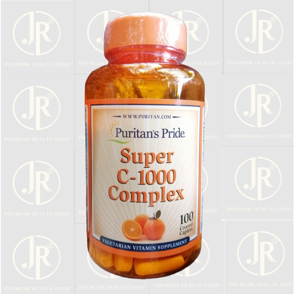 EXP 02/25 Puritan's Pride Super C-1000 Complex 100 CAP วิตามินรวมสาร ...