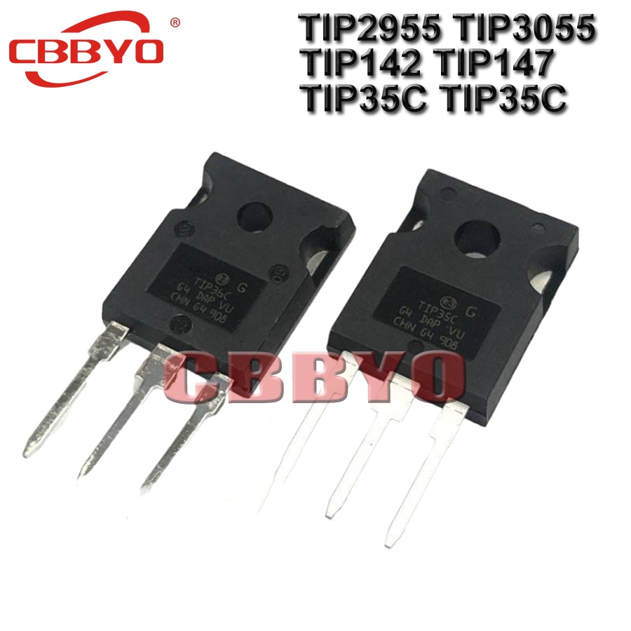 5 ชิ้น TIP35C TIP36C TIP142 TIP147 TIP2955 TIP3055 TO-247 TO247 NPN TIP35 TIP36 ยี่ห้อใหม่ ...
