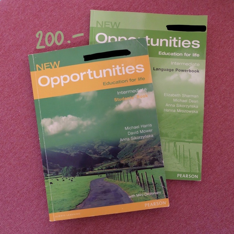 Opportunities Student’s book &workbook หนังสือเรียนภาษาอังกฤษ | Shopee ...