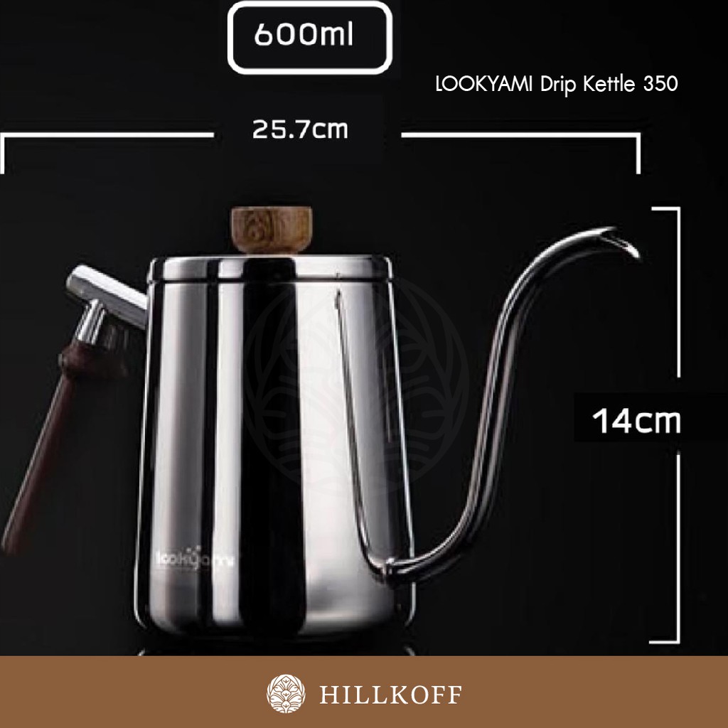 Hillkoff : LOOKYAMI Drip Kettle 350 มิลลิลิตร | Shopee Thailand