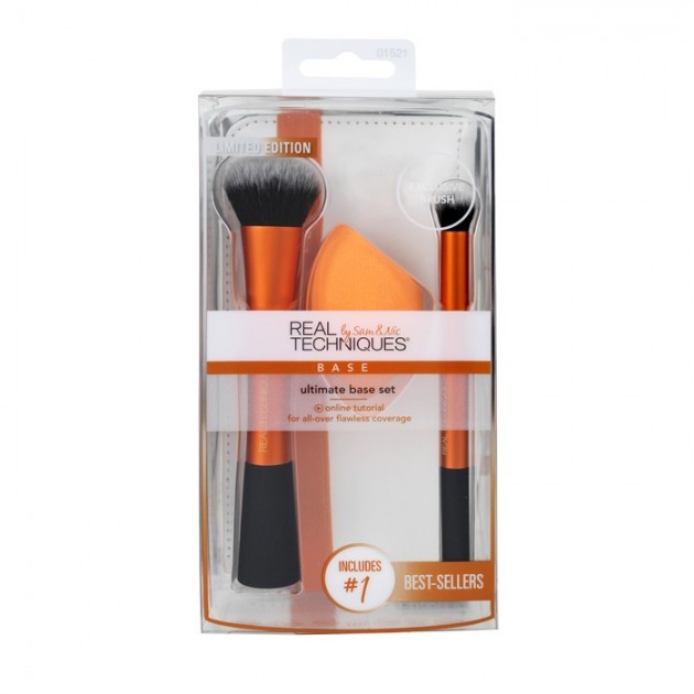 Real Techniques Ultimate Base Set ชุดแปรงแต่งหน้าพื้นฐาน | Shopee Thailand