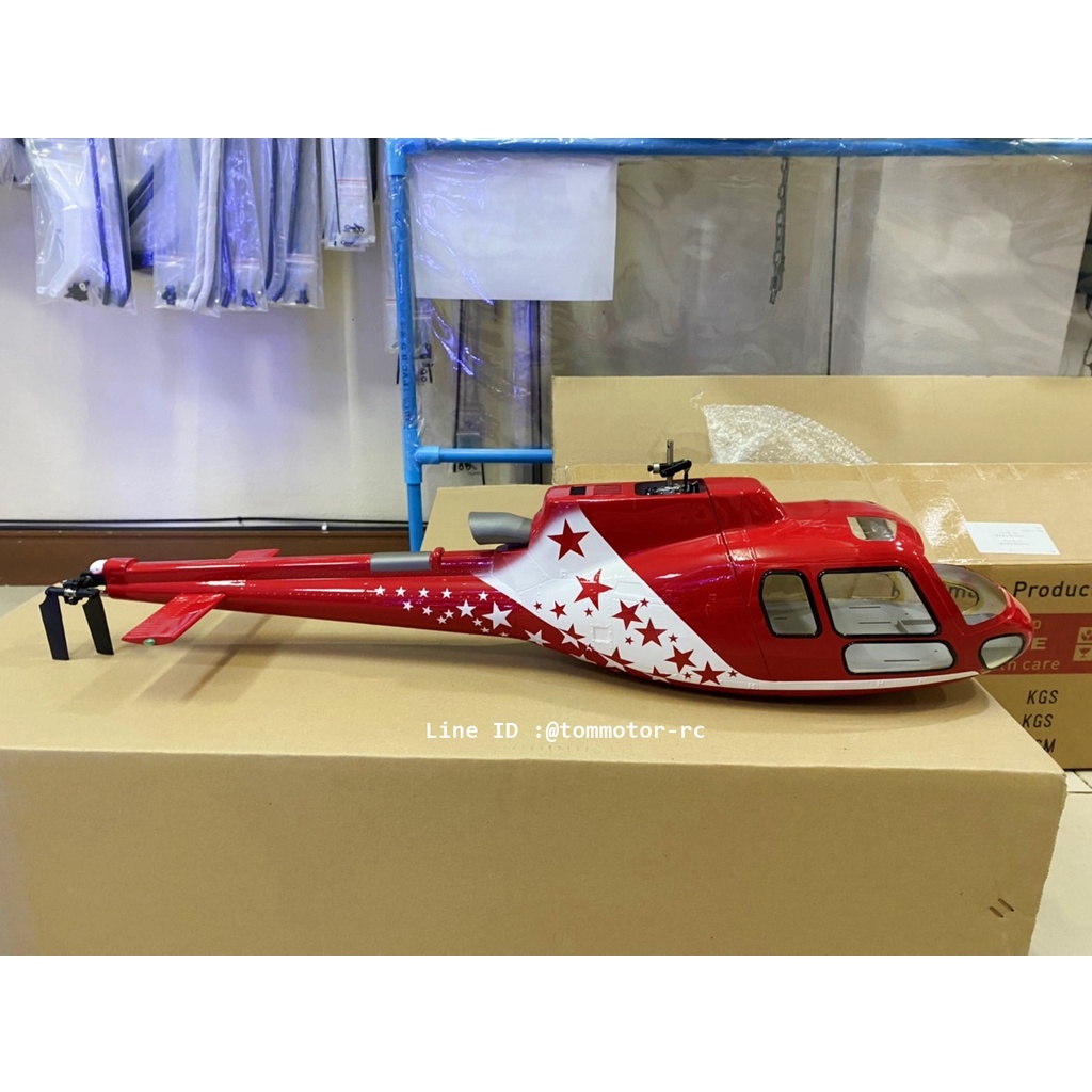 บอดี้สเกลไซส์470 รุ่นAS-350 ARF Air Zermattมาพร้อมกับโครงสร้างภายใน ...