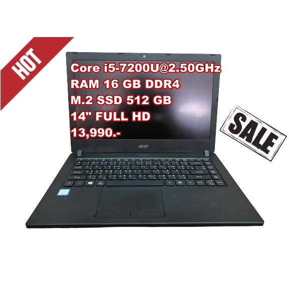 Notebook โน๊ตบุ๊คมือสอง Acer i5/RAM 16GB/SSD 512GB/จอ 14/(สั่งเกมส์ได้ ...
