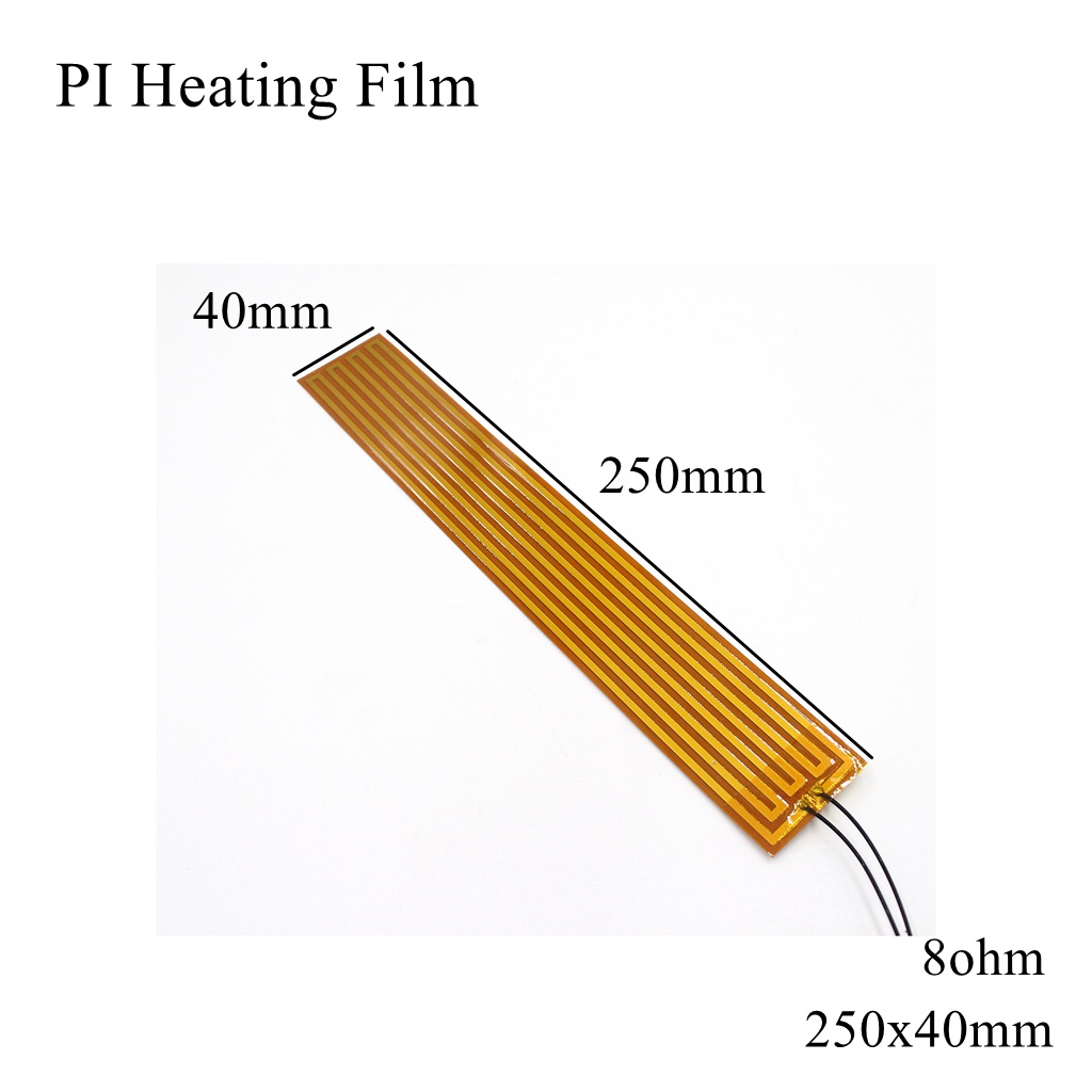 360x20mm 5V 12V 24V 110V 220V PI Heating Film Polyimide Adhesive ...