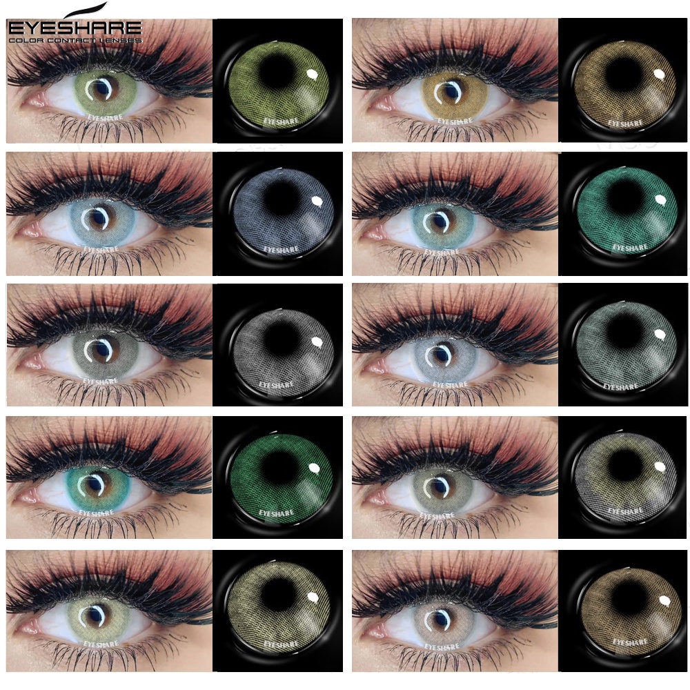 【Eyeshare] คอนแทคเลนส์สําหรับแต่งหน้า 1 คู่ | Shopee Thailand