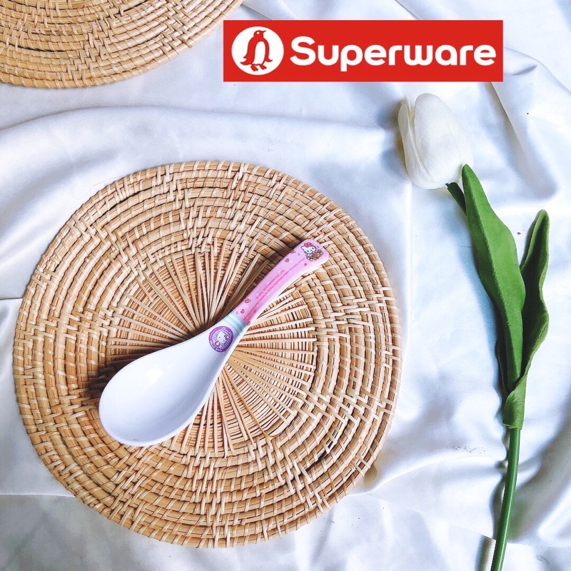 💓 Hello Kitty superware 💓 ซุปเปอร์แวร์แท้ จานเมลามีน ถาดหลุม ชาม แก้วน้ำ คิตตี้ จานคิตตี้ ถาด ...