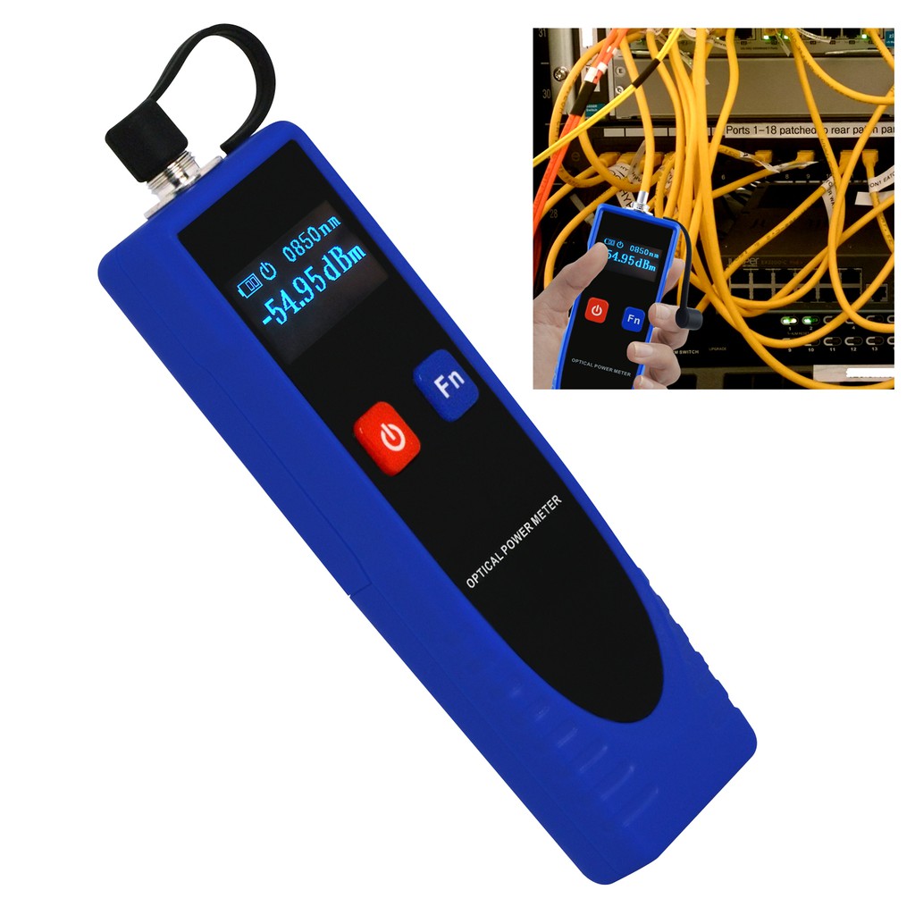 OPM Optical Power Meter Digital Power Factor Meter, -70 ~ 6dBm พร้อมตัว ...