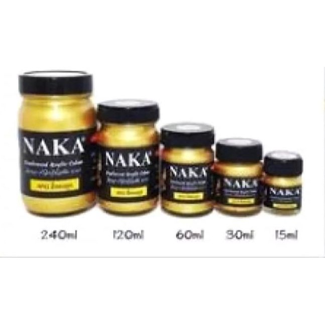 15 30ml สีมุกอะคริลิค NAKA อิมัลชั่น นาคา สีทาพญานาค สีทาวัด สีทอง สีเงิน สีน้ำเงิน สีบานเย็น สี ...