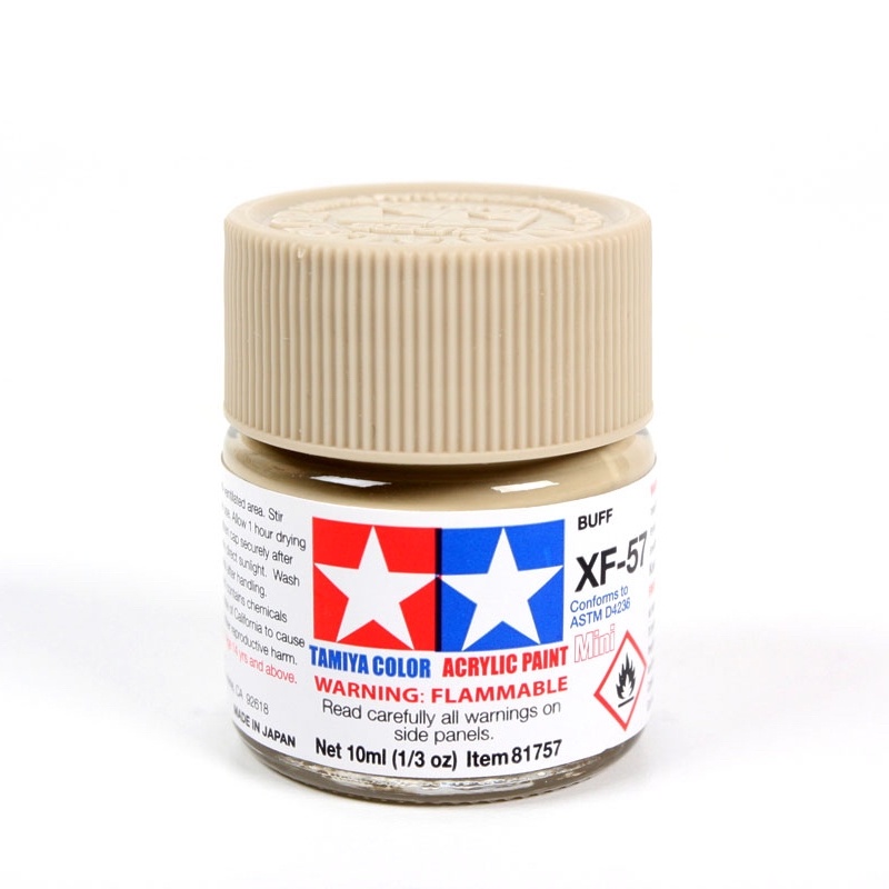 สีอะคริลิค TAMIYA ACRYLIC XF-56 81756, XF-57 81757, XF-58 81758, XF-59 ...