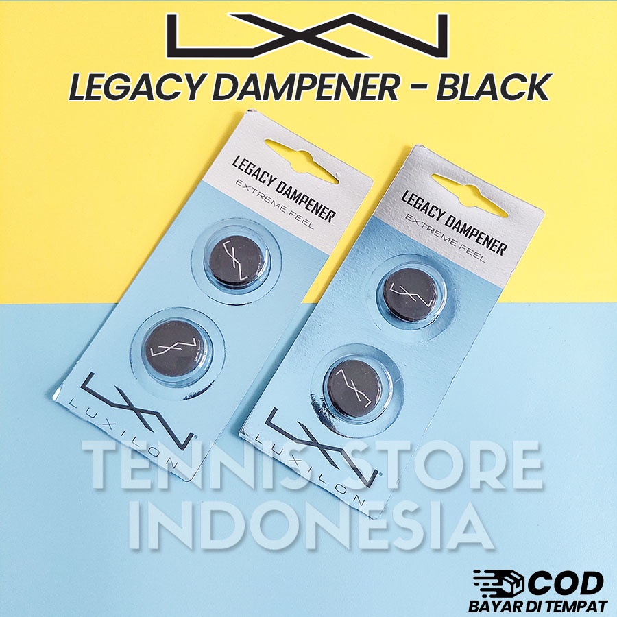 Luxilon Legancy Extreme Tennis Damper - Black Damp Anti Vibration ...