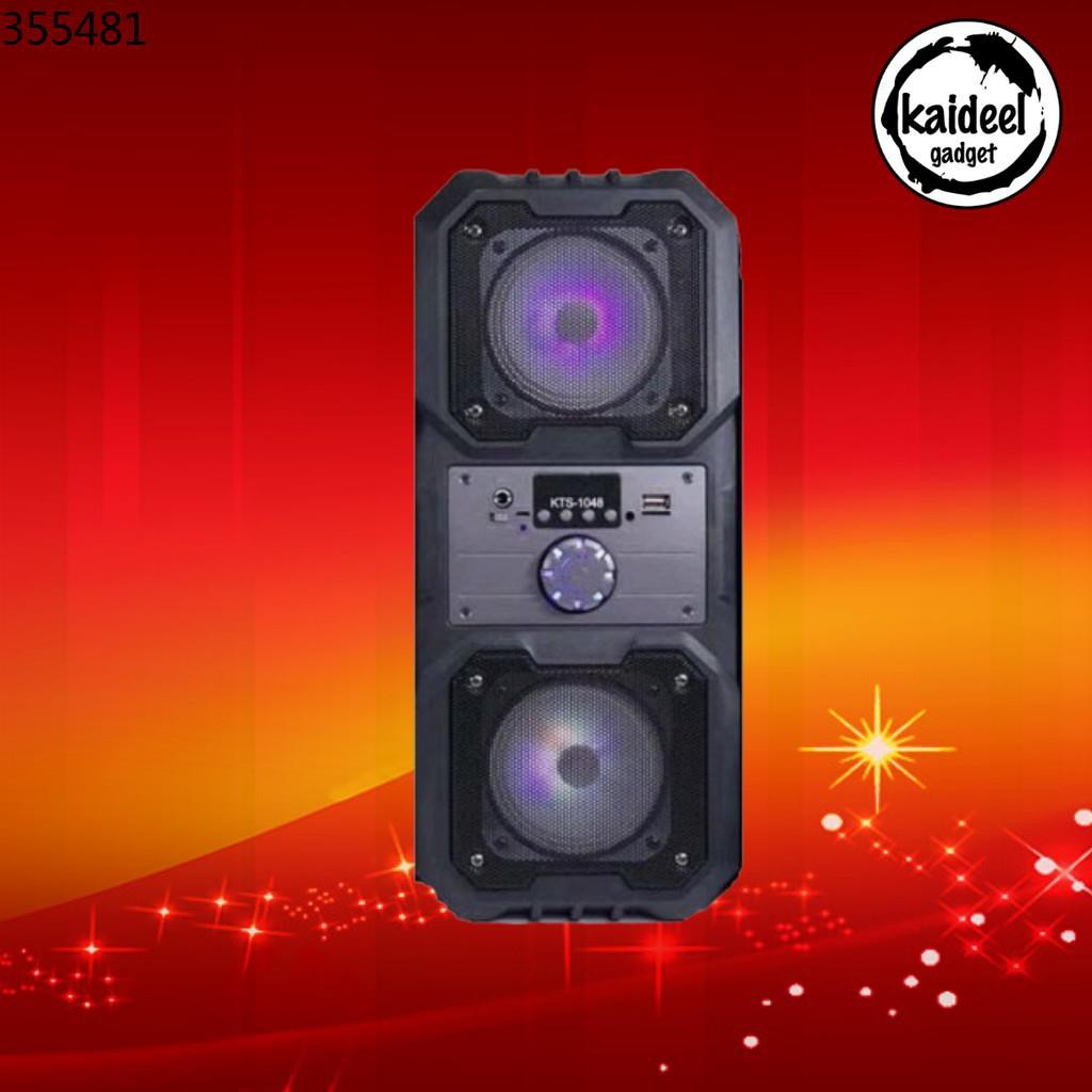 ลำโพงบลูทูธ รุ่น KTS-1048เสียงดีตัวแม่มาแล้วจ้า ลำโพงใหญ่สะใจ ดอกลำโพง 4"x2 เบสแน่นพร้อมส่ง ...