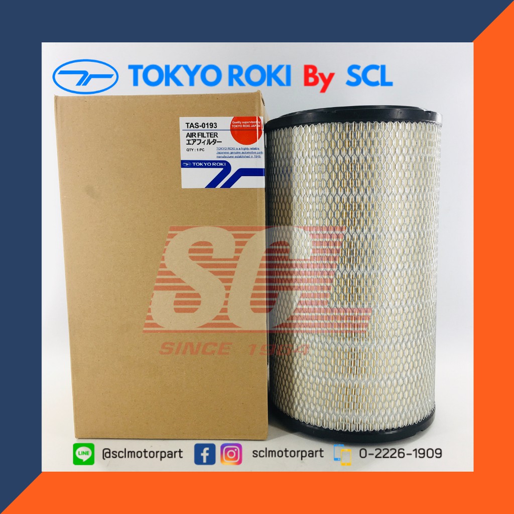 TOKYO ROKI (โตเกียว โรคิ) แท้ ไส้กรองอากาศลูกนอก สำหรับ FUSOTRUCK FN618 ...