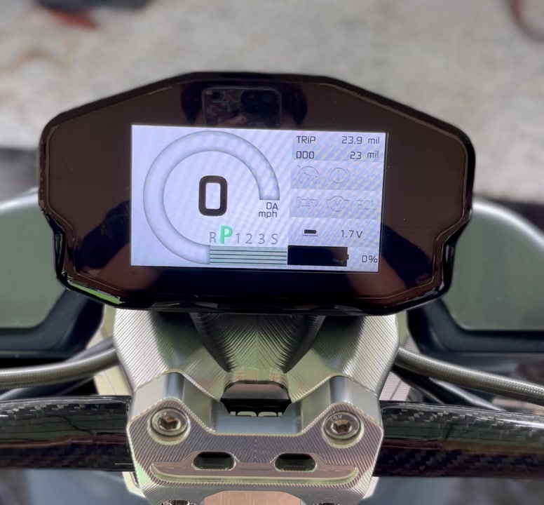 เรือนไมล์ดิจิตอล Speedometer จอสี DKD TFT สำหรับมอเตอร์ไซค์ไฟฟ้า ...