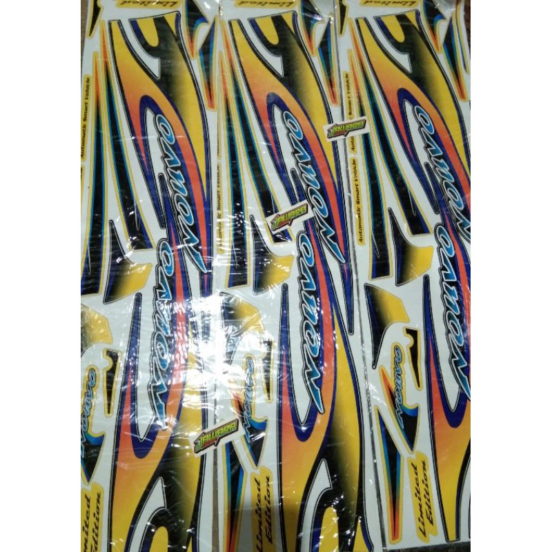 Merah Striping Nouvo Catfish Tribal สีเหลือง แดง น้ําเงิน เงิน | Shopee ...