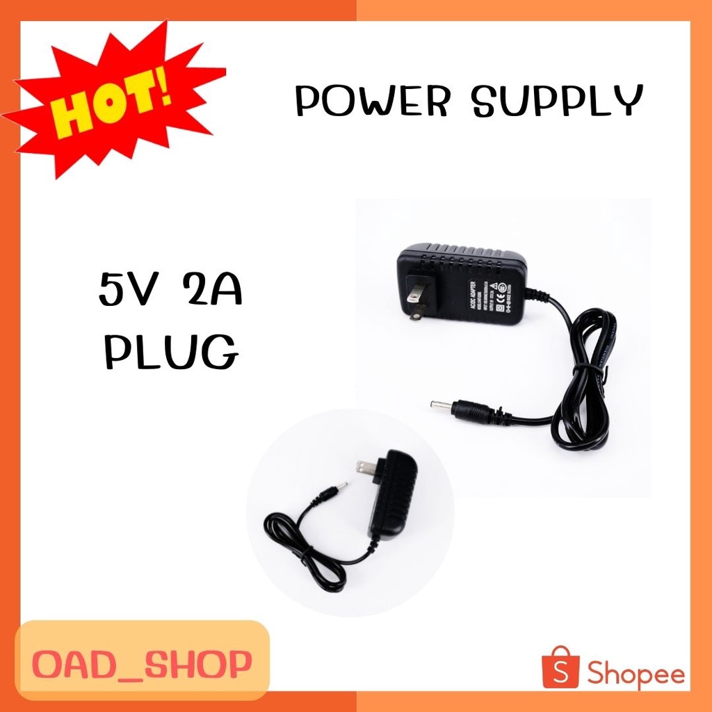 POWER SUPPLY 5V 2A PLUG//0361// | Shopee Thailand