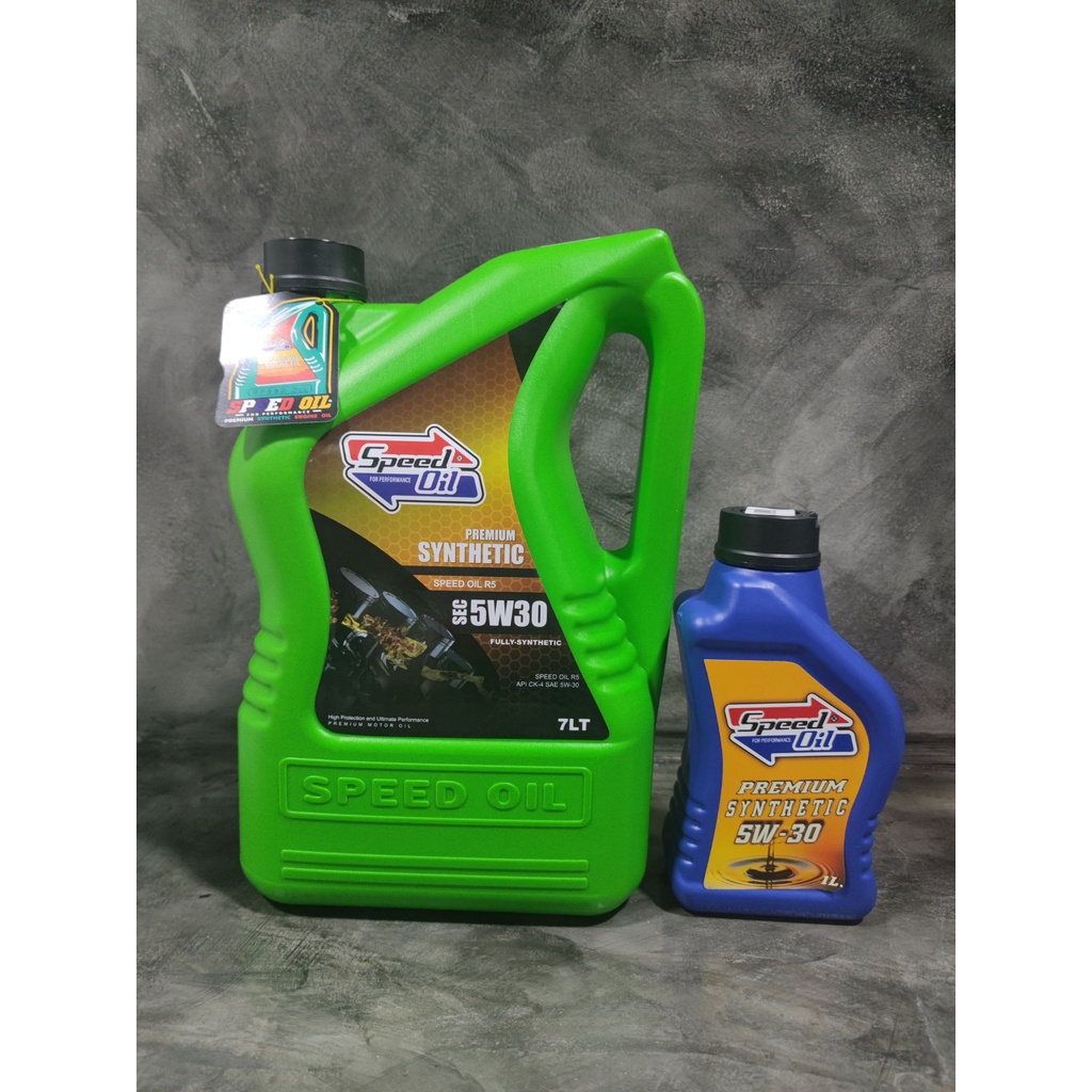 น้ำมันเครื่อง Speed Oil 5w-30 สังเคราะห์แท้ 100% สำหรับเครื่องยนต์ดีเซล ...