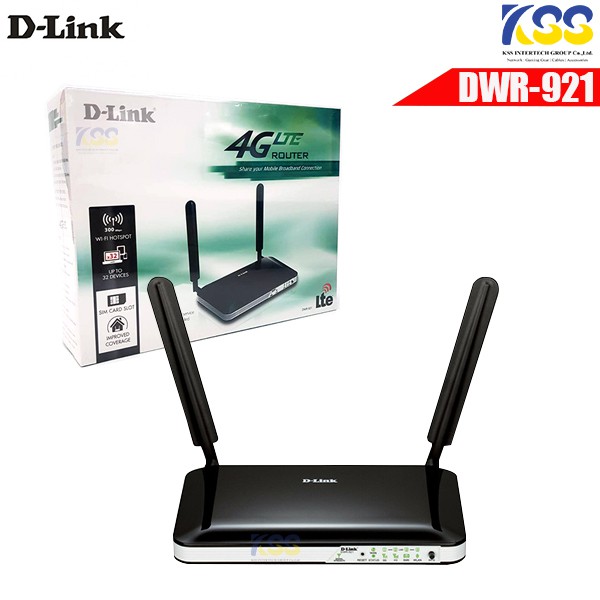 D-LINK DWR-921 4G LTE Routerแบบใส่ซิม รองรับ 4G ทุกเครือข่ายในไทย รับ ...