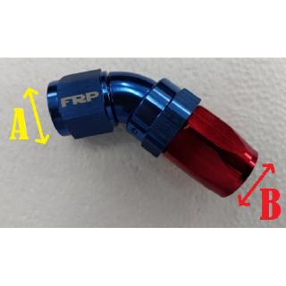 ข้อต่อท่ออลูมิเนียม FRP 45 AN4 AN6 AN8 AN10 AN12 AN16 45 องศา | Shopee Thailand