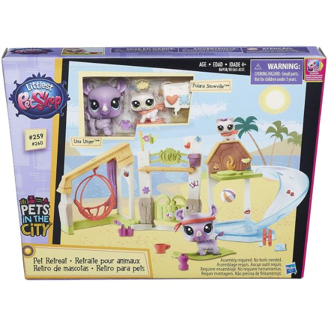 Littlest Pet Shop Pet Retreat Playground LPS เพ็ตช็อป | Shopee Thailand