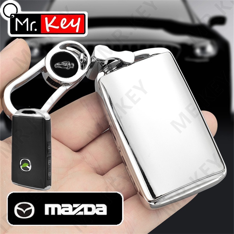 【Mr.Key】เคสกุญแจรีโมทรถยนต์ Tpu สําหรับ Mazda 2 3 6 Atenza Axela Demio ...