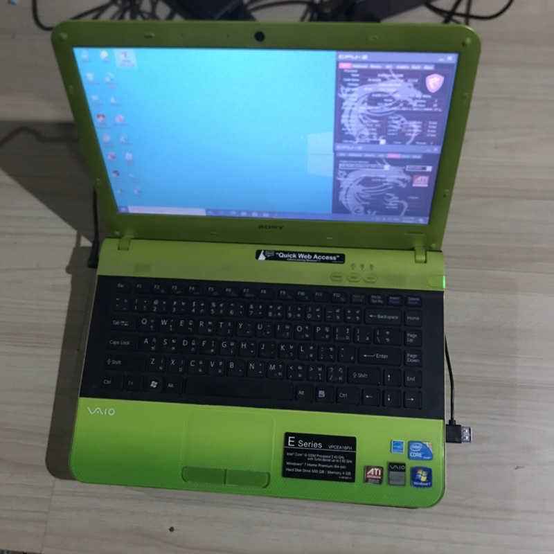 โน๊ตบุ๊คมือสอง sony สเปค i5 gen 1 การ์ดจอเเยก HD 5400 เล่นเกมส์ได้ ...