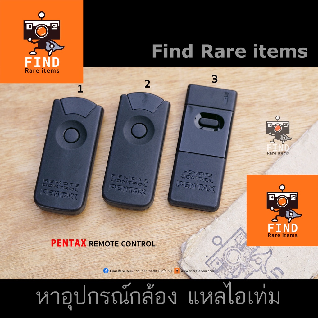 Pentax Remote รีโมท Pentax ของแท้ *แถมถ่านใหม่* Espio Pentax Q K-1 K-01 K-7 K-5 K-3 KP K10 K-20 ...