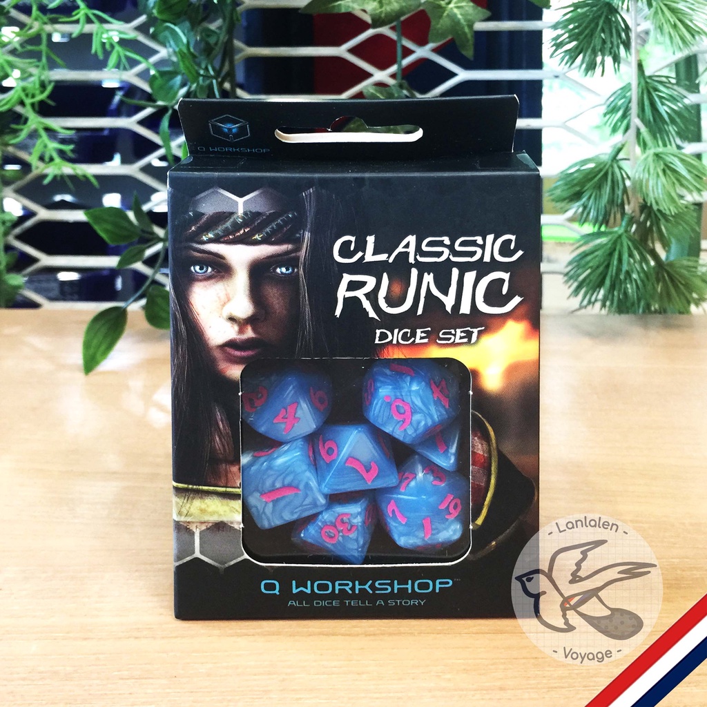 ลูกเต๋า Q Workshop Classic / Classic Runic 7 RPG Dice Set ลูกเต๋าพรีเมี่ยม [Accessories for ...